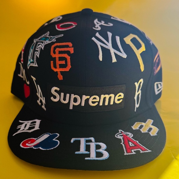 Supreme | Accessories | Rare Supreme X New Era Fitted Hat Featuring ...